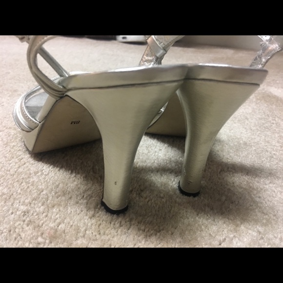 Sam & Libby | Shoes | Sam Libby Silver High Heels | Poshmark